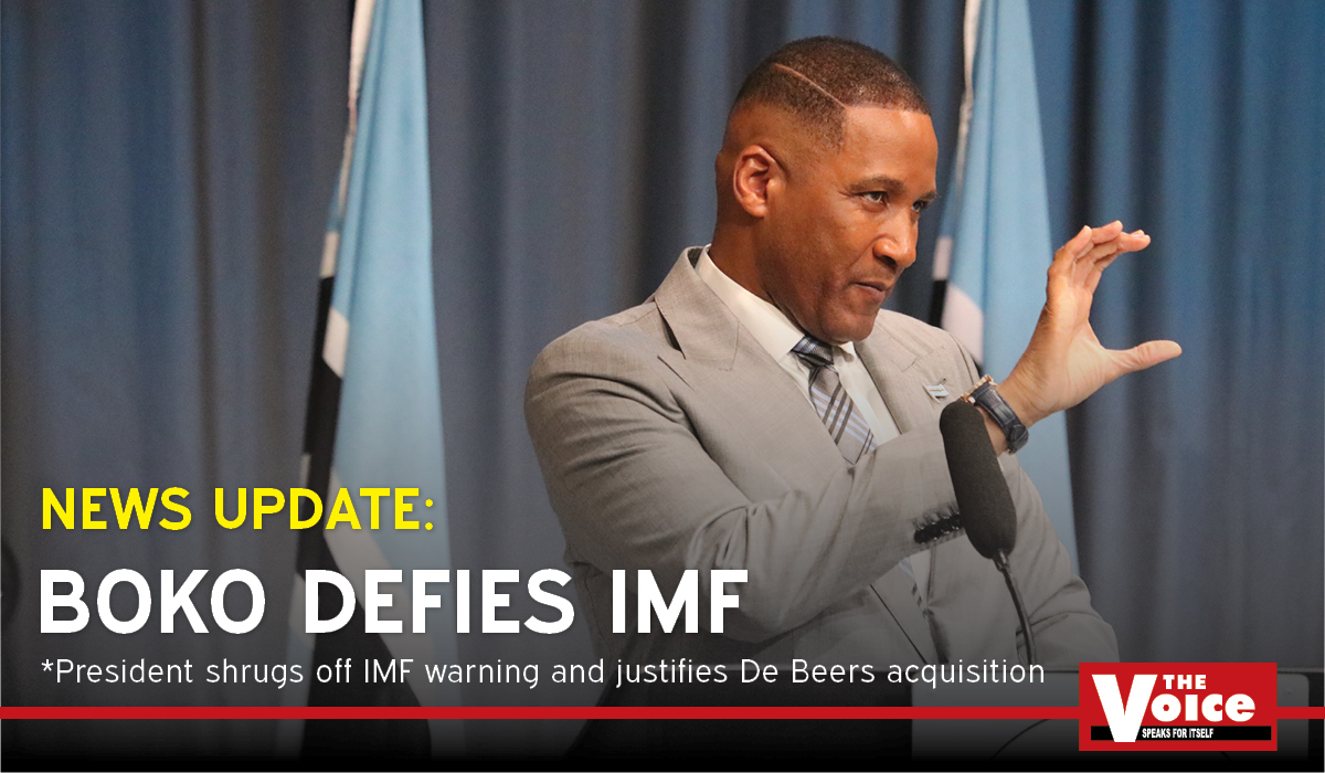 Boko defies IMF » TheVoiceBW